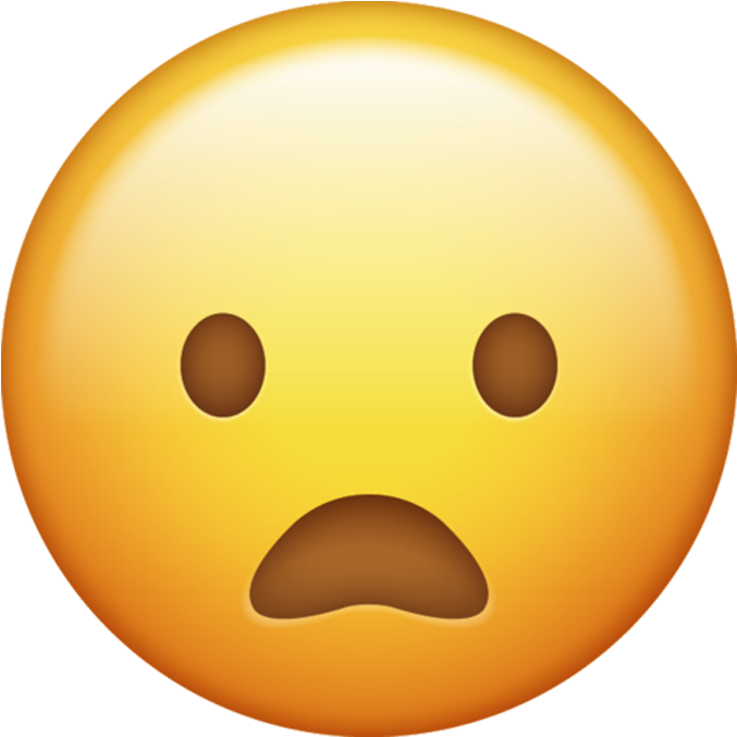 Download Transparent Frown Emoji - ClipartKey