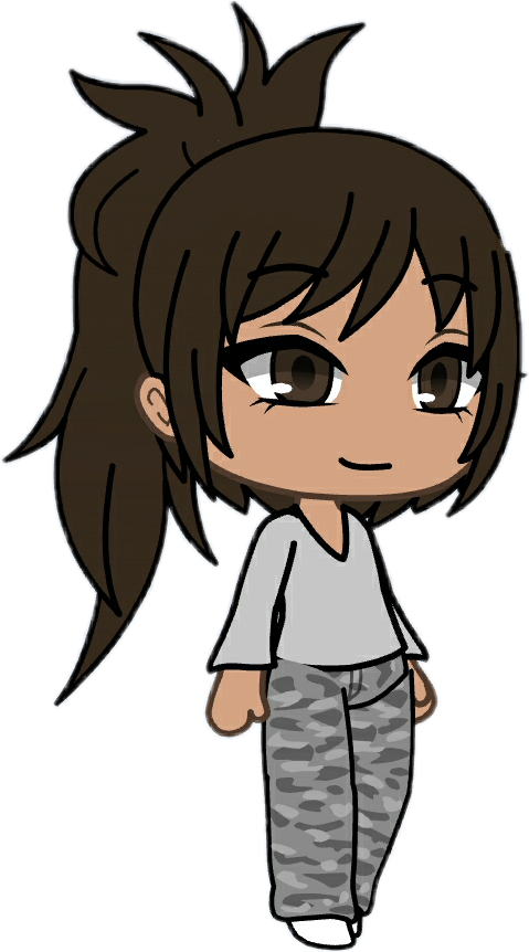 Download Gacha Freetoedit - Gacha Life Characters Hair - ClipartKey