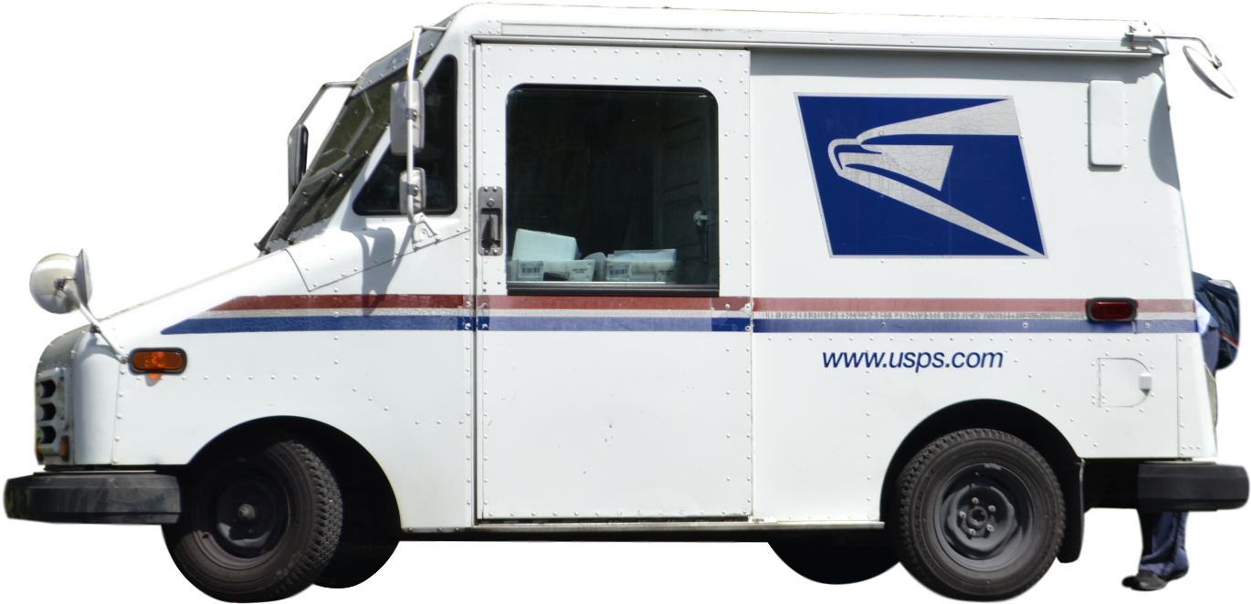 Download Mail Truck Clipart - ClipartKey