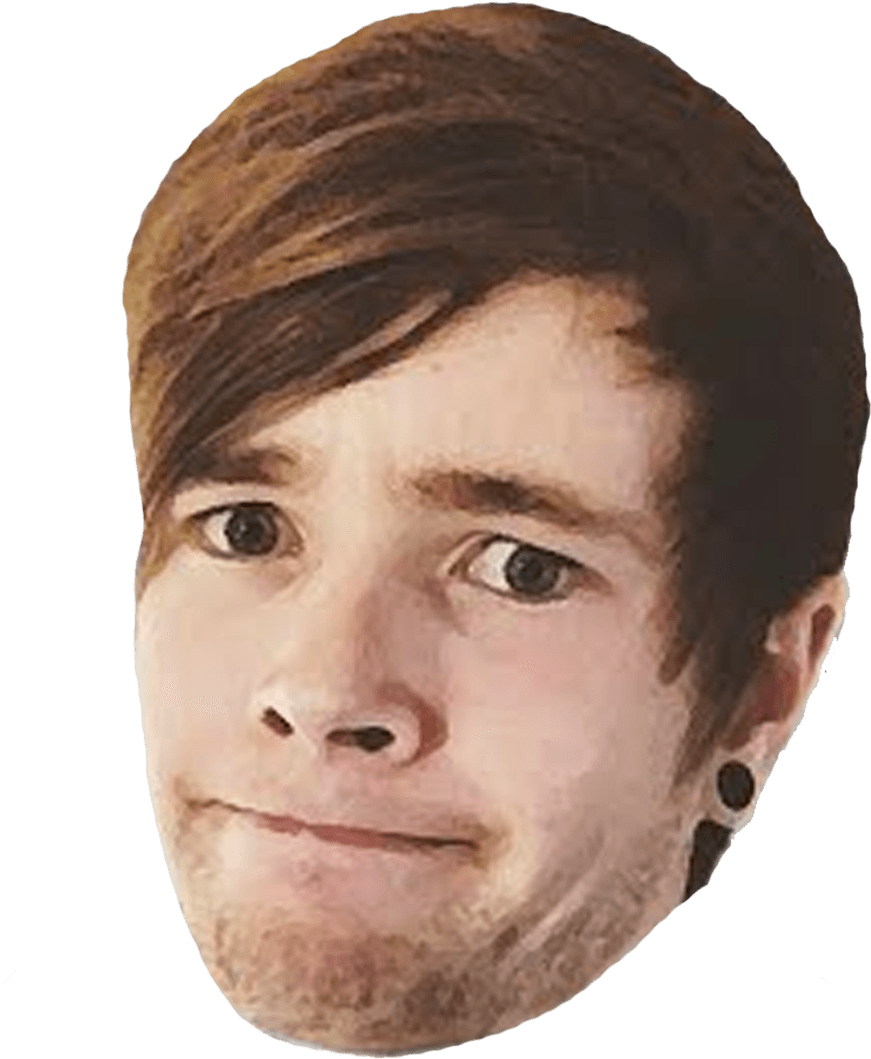 Download Dantdm Face Transparent - Dantdm's Face - ClipartKey