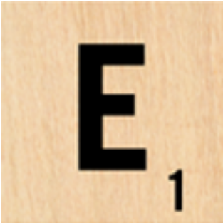 Download #scrabbleletter #scrabble #letter #e - Cross - ClipartKey