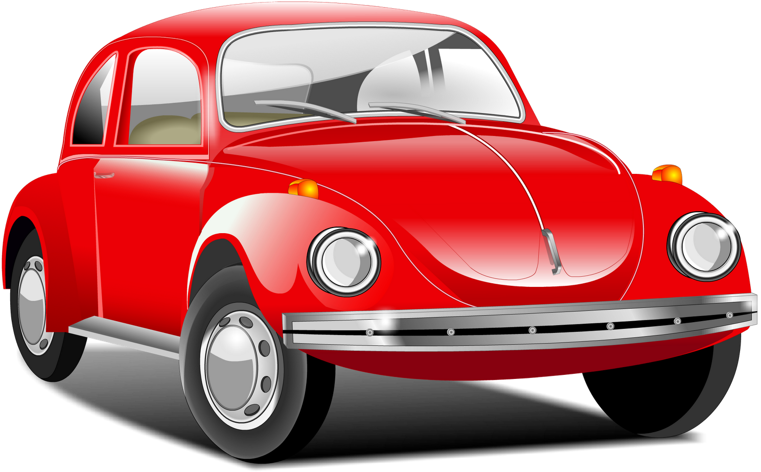Download For Your Desktop - Red Vw Beetle Clipart - ClipartKey