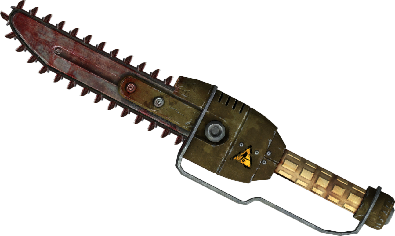 Download Clip Art Fallout 4 Chainsaw - Fnv Ripper - ClipartKey