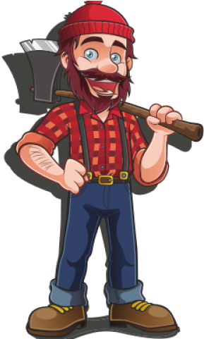 Download Wood Chop Cliparts - Cartoon - ClipartKey
