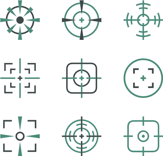 Download Square Crosshairs Png - ClipartKey