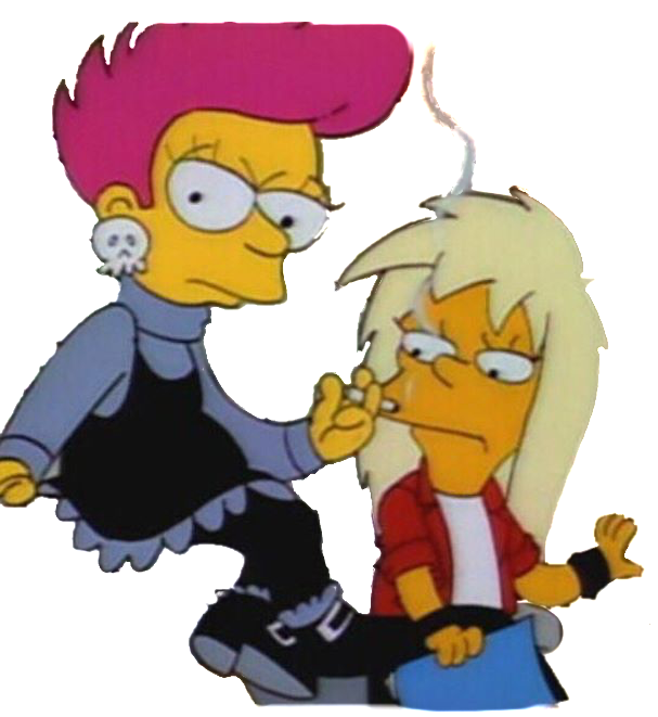 Download #simpsons #thesimpsons #aesthetic #grunge #90s #punk - Simpson ...
