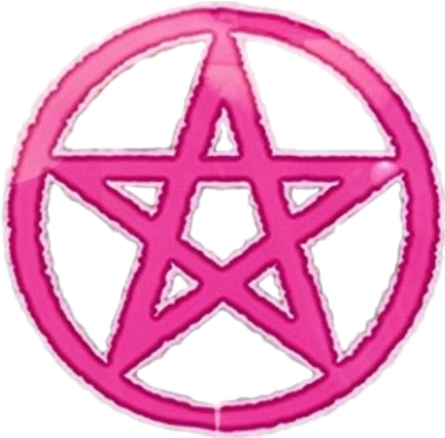 Download #pink #pentagram - Pentagram Star - ClipartKey