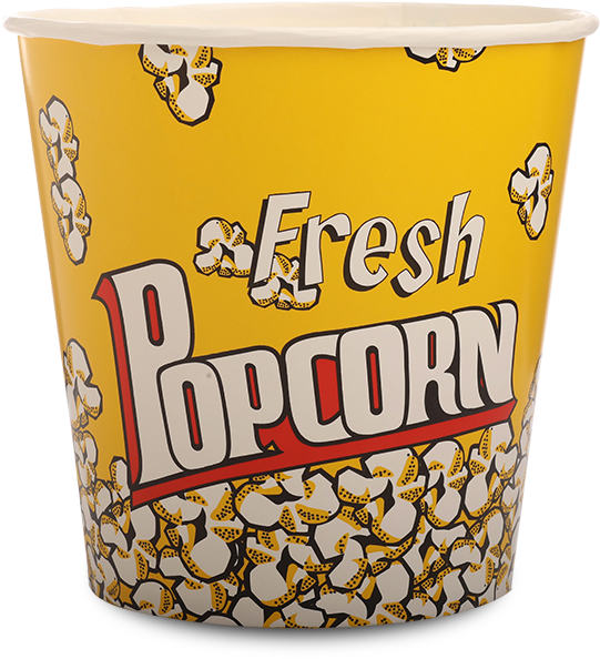 Download Transparent Popcorn Container Clipart - Popcorn - ClipartKey
