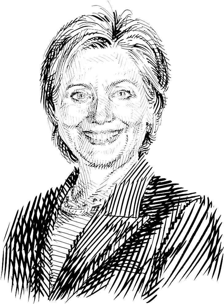 Download Clip Art Hillary Clinton Drawing - Drawing Of Hillary Clinton ...
