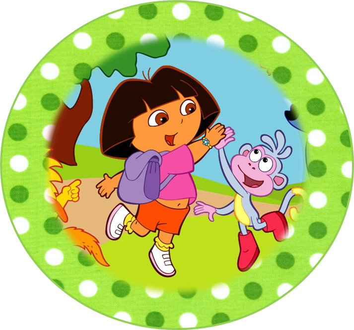 Download Dora The Explorer Circle - ClipartKey