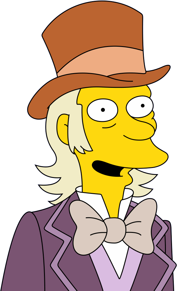 Download Willy Wonka The Simpsons - ClipartKey