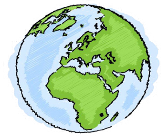 Download Earth Drawing No Background - ClipartKey
