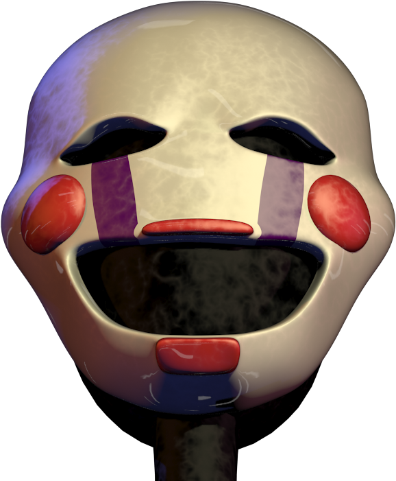 Download Transparent Freddy Head Png - Puppet Fnaf 4 - ClipartKey