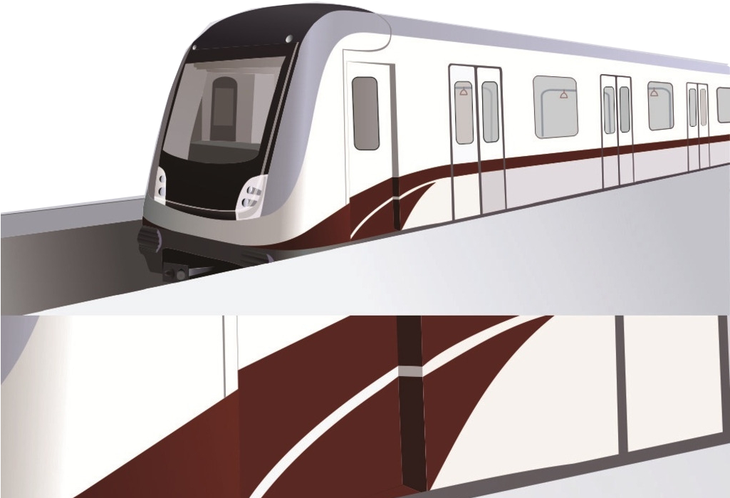 Download Transparent Train - Desenho De Metrô - ClipartKey