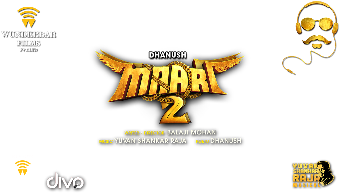 Download Maari 2 Title Logo Png - ClipartKey