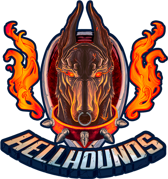 Download Hellhounds Logo - Hellhound Logo - ClipartKey