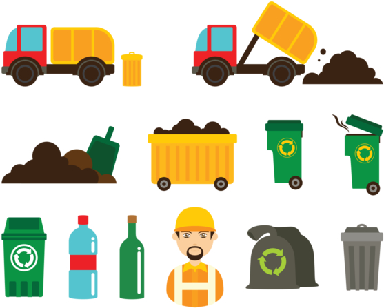 Download Small Dustbin Van Vector Png - ClipartKey