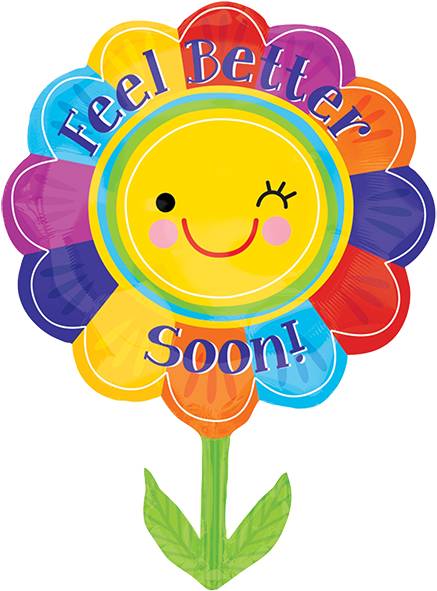 Download I Feel Better - Feel Better Balloons - ClipartKey
