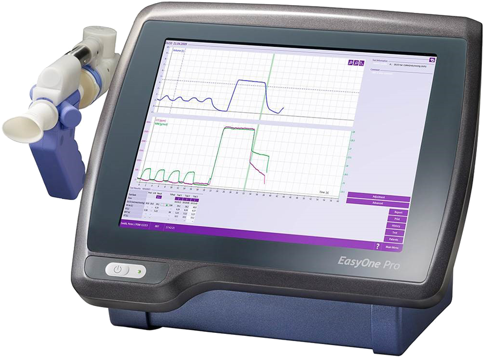 Download Portable Pulmonary Function Testing Machine Ⓒ Ndd