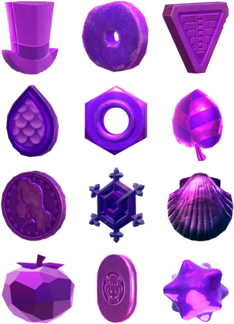 Download Regional Coins - Super Mario Odyssey Purple Coins - ClipartKey