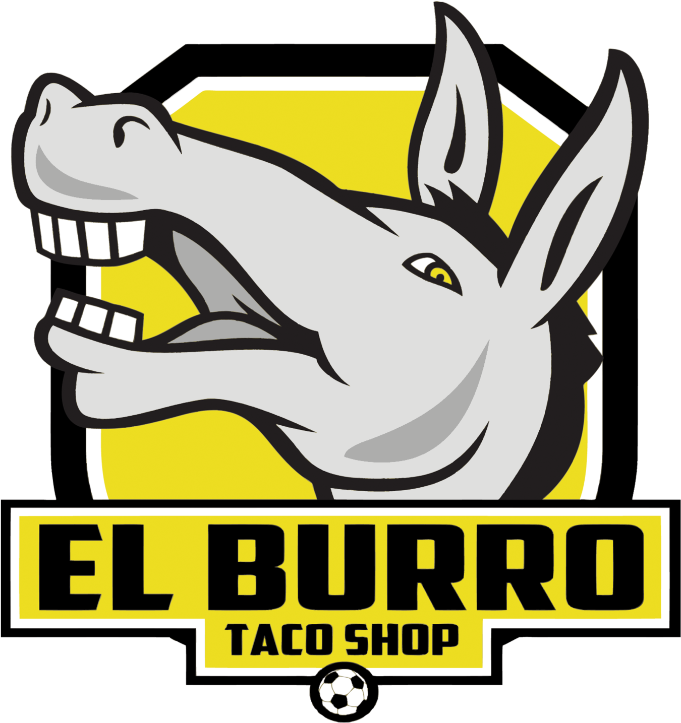Download Transparent Burro Png - El Burro Taco Shop - ClipartKey