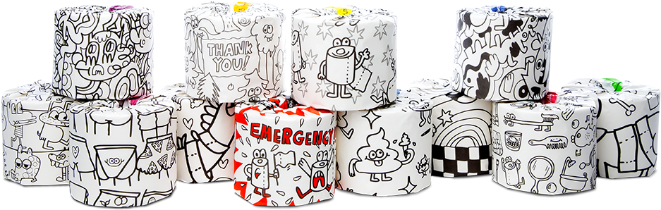 Download Colouring Edition Toilet Paper - Gives A Crap Colouring ...