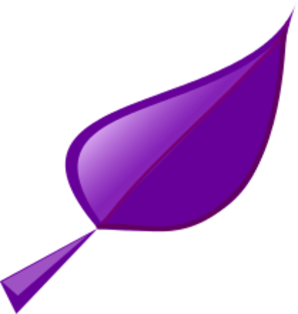 Download Maple Leaf Clipart Purple - Leaf Clip Art - ClipartKey
