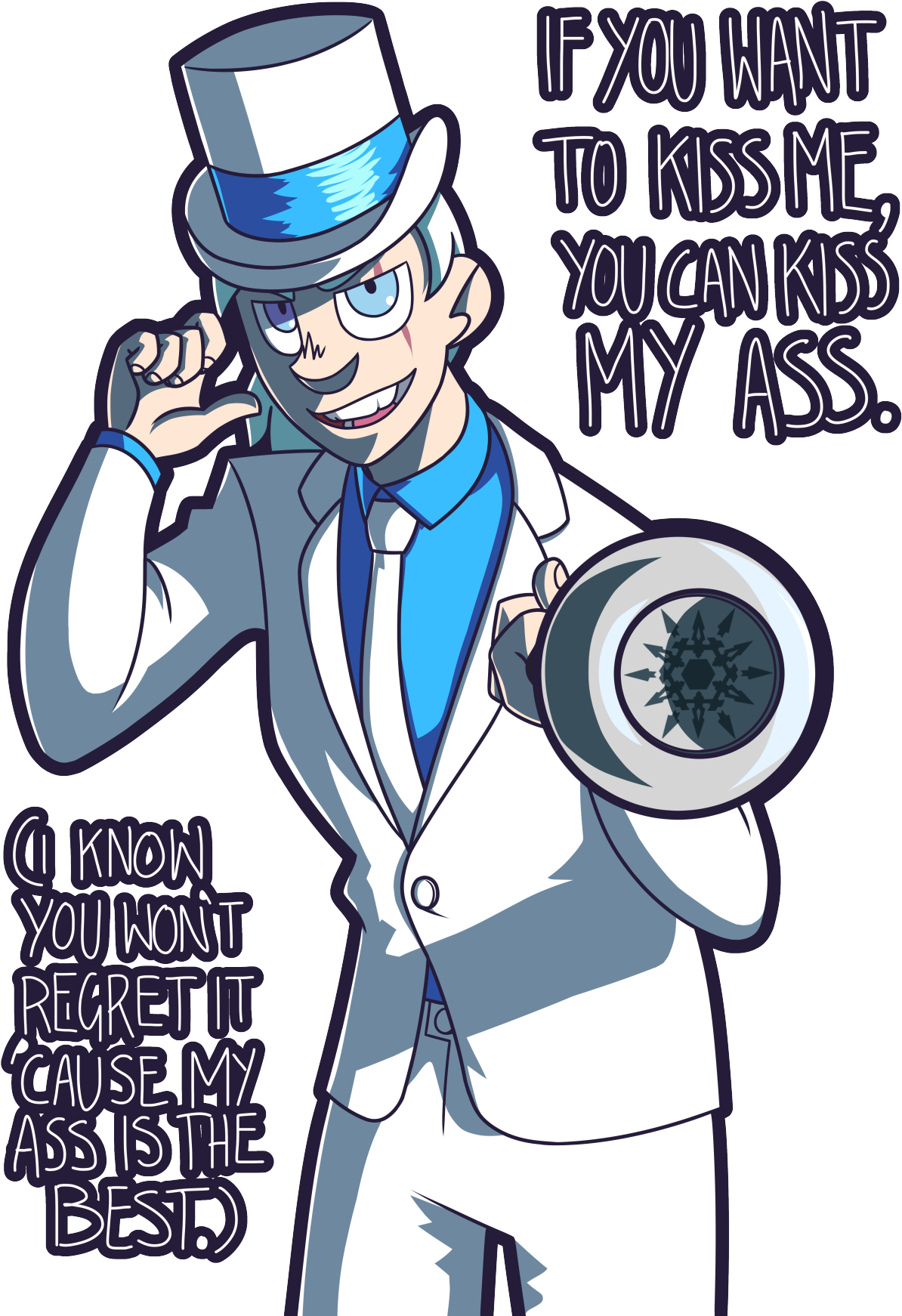 Download "kiss My Ass - Cartoon - ClipartKey