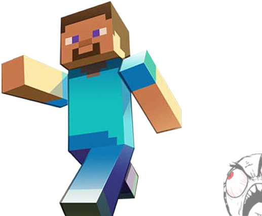 Download Real And Vector Graphics - Minecraft Steve Transparent ...