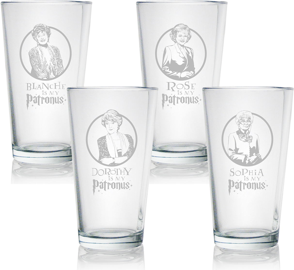 Download Transparent Patronus Png - Pint Glass - ClipartKey