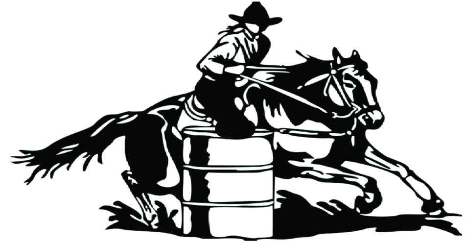 Download Barrel Racing Decal - Barrel Racing Clipart - ClipartKey