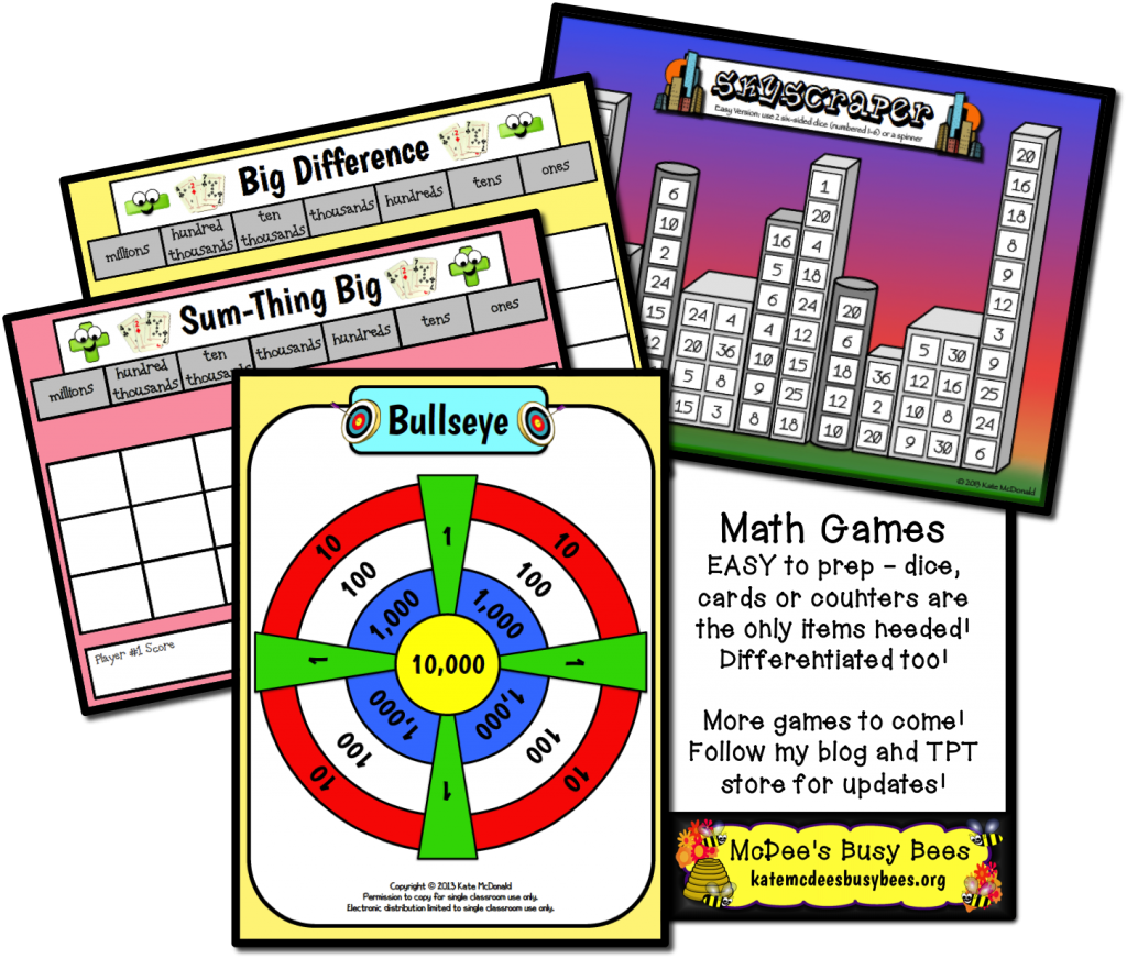 Download Differentiated Math Games - Maths Games Clip Art - ClipartKey