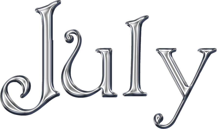 Download July Clipart Word July - Word July Clipart - ClipartKey