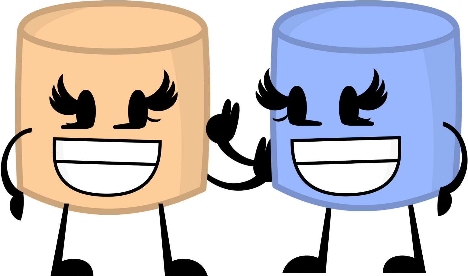 Download Blue Marshmallow And Chocolate Marshmallow - Bfdi Blue ...