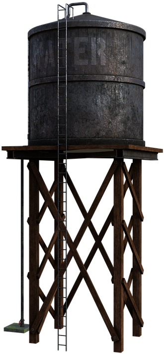 Download Water-tower - Transparent Water Tower Png - ClipartKey