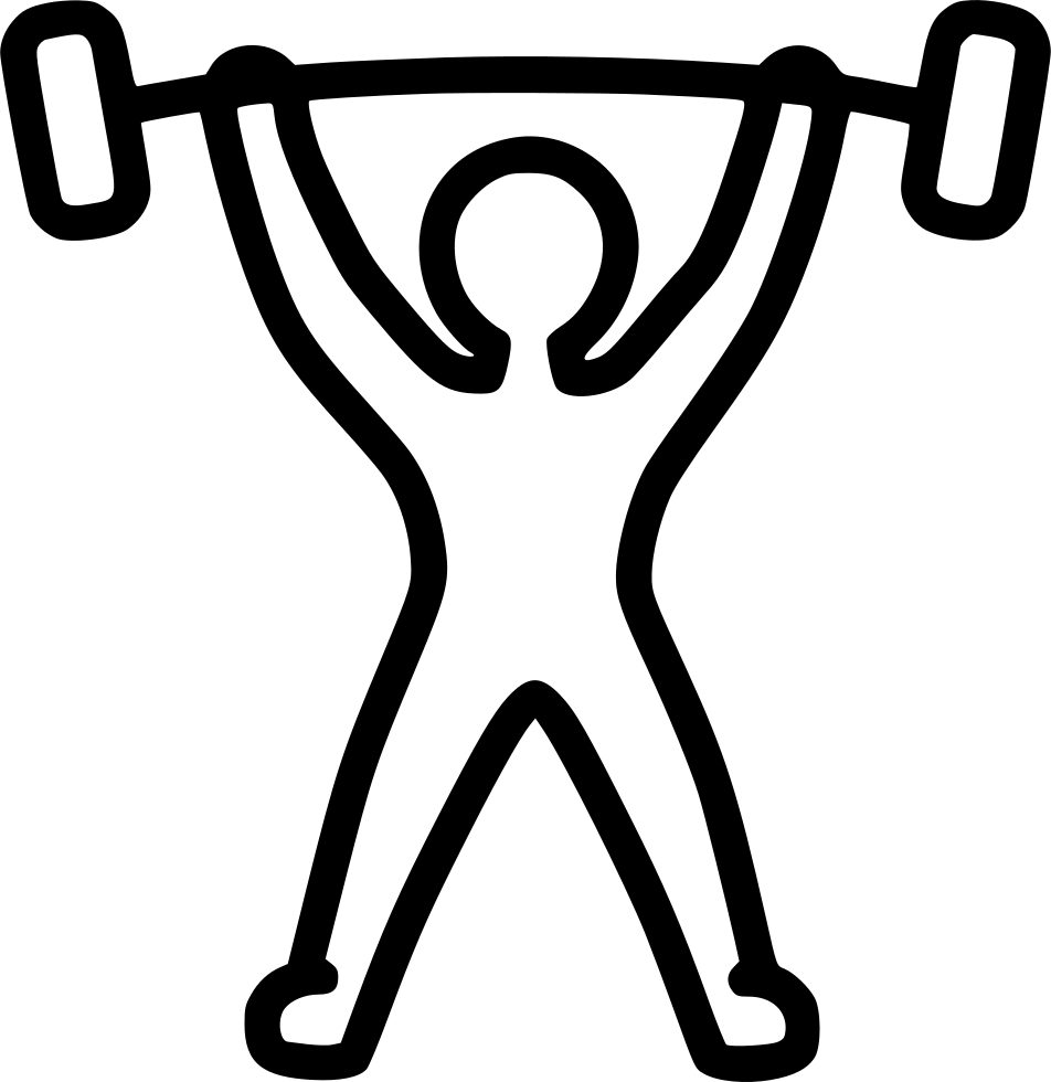 Download Lifting Weights Symbol Transparent - ClipartKey