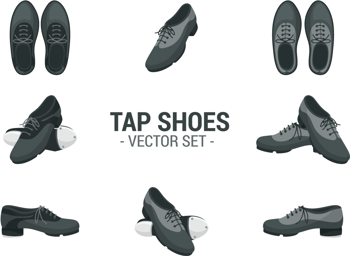 Download Tap Shoes Icons Vector - Tango Shoes Vector Png - ClipartKey