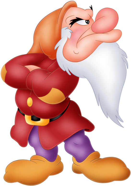 Download Mr Grumpy Snow White - ClipartKey