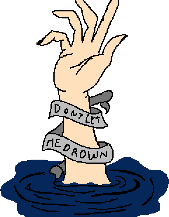 Download Transparent Drowning Png - ClipartKey