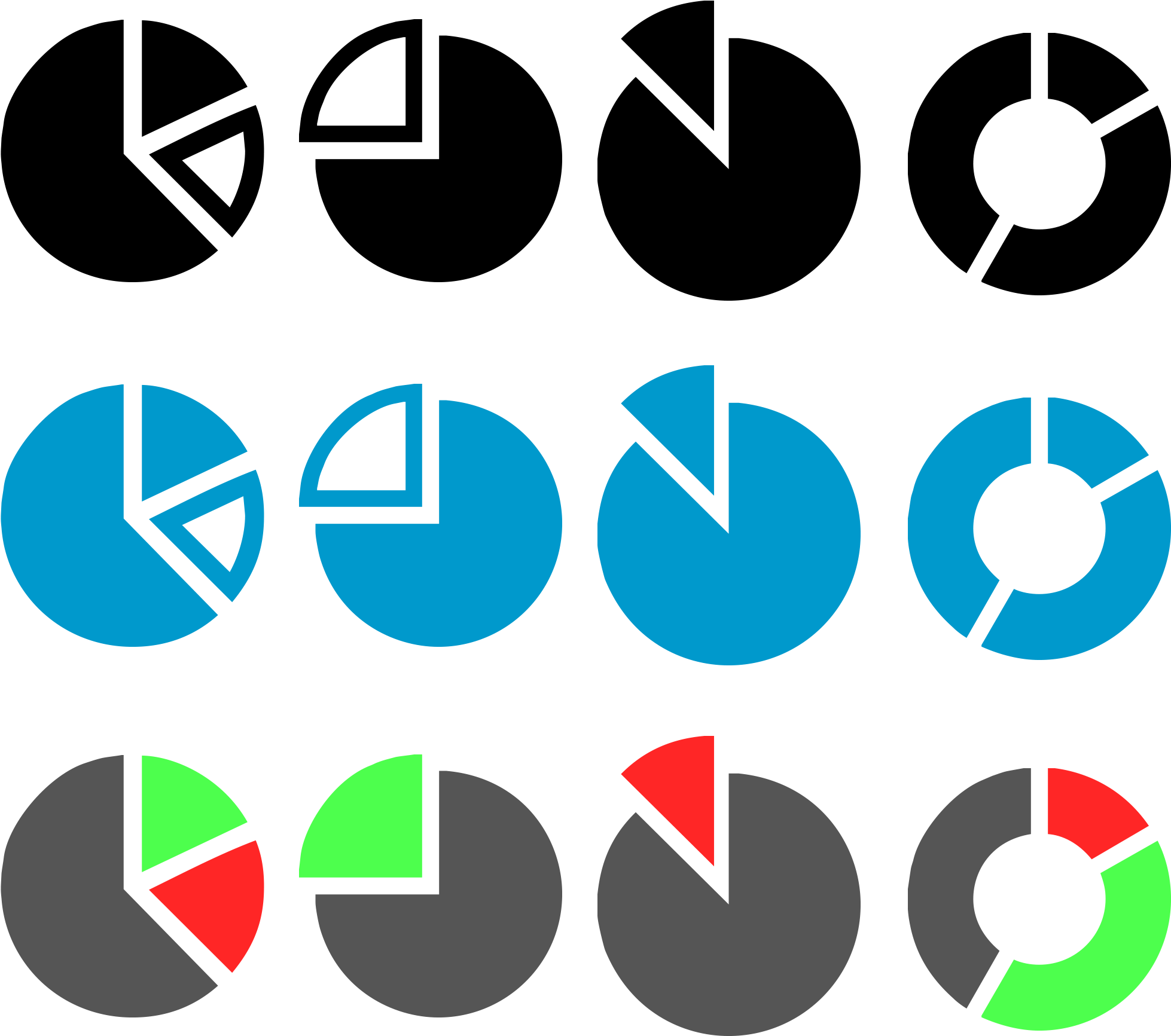 Download Free Pie Chart Graphic Pack - Pie Chart - ClipartKey