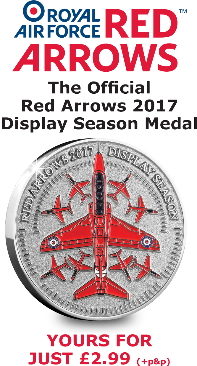 Download Raf Red Arrows Display Season Medal Banner - Raf Red Arrows ...