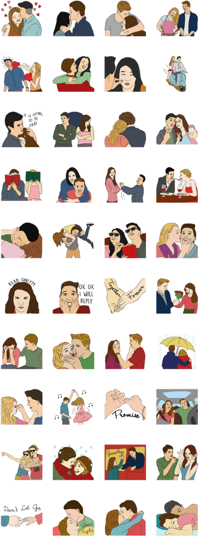 Download Hugs And Kisses - Hugs And Kisses Sticker - ClipartKey