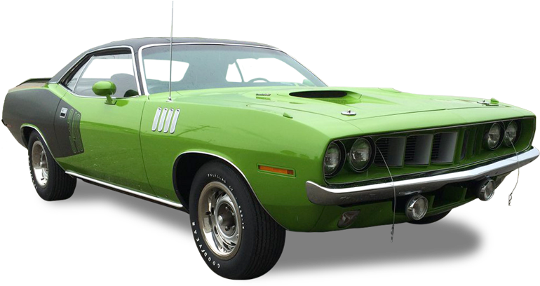 Download Transparent Muscle Car Png - Plymouth Barracuda - ClipartKey