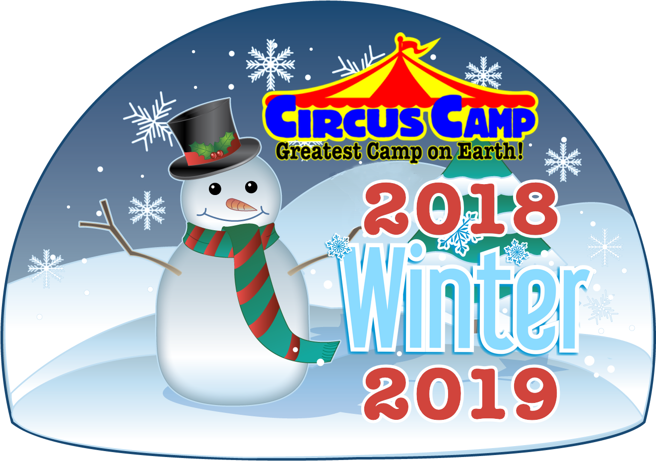 Download Circus Holiday Camp - Winter Season Clipart Snowman - ClipartKey