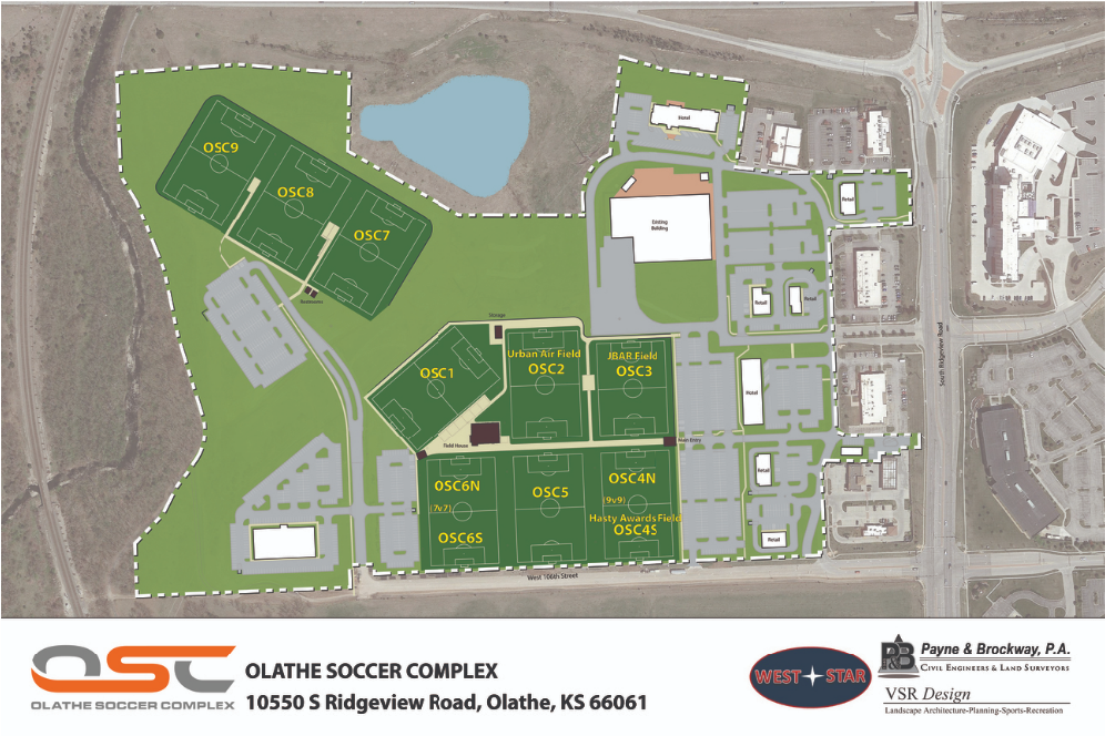 Download Olathe Soccer Complex Field Map - ClipartKey