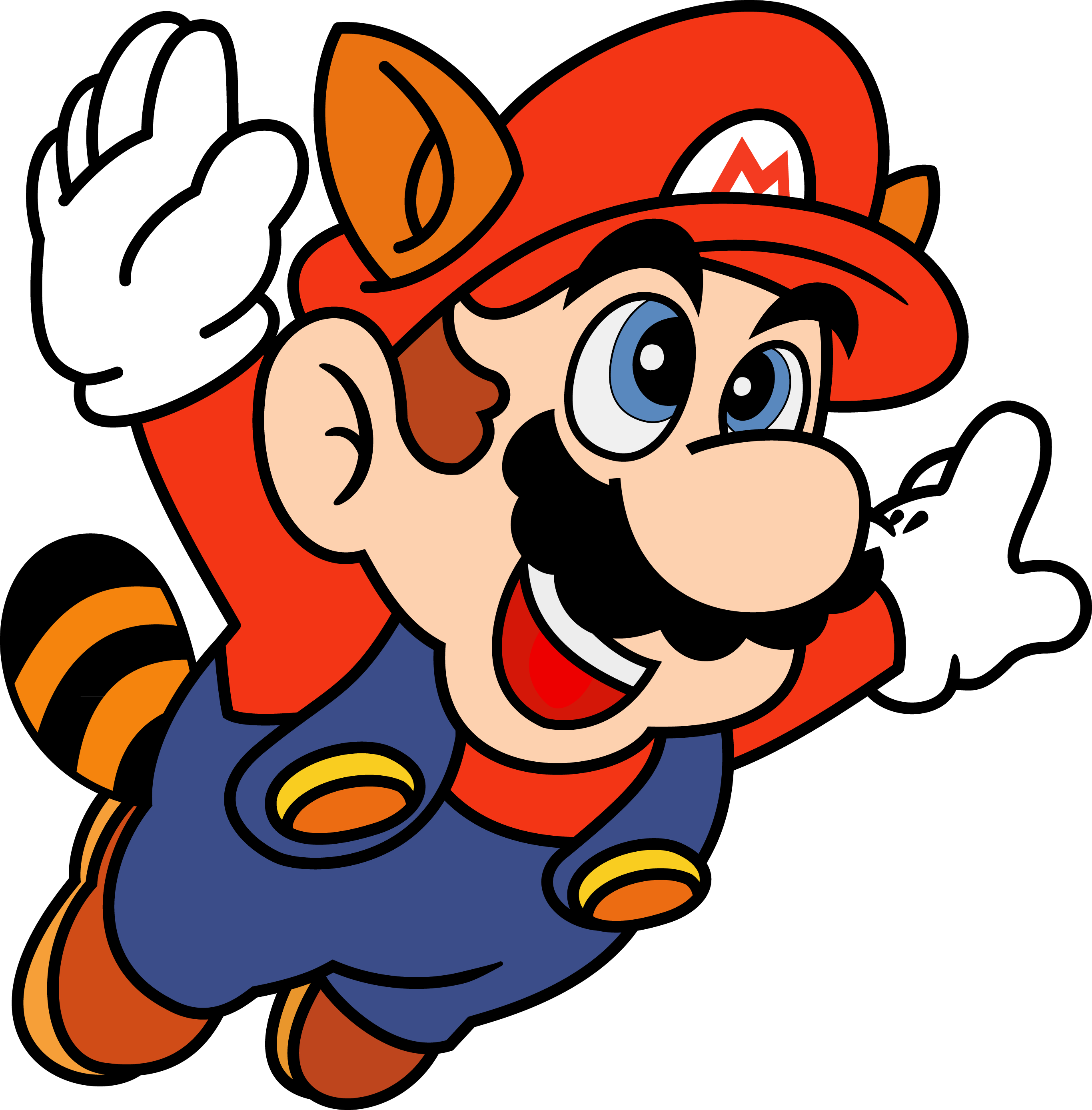 Download Raccoon Mario Coloring Pages - ClipartKey