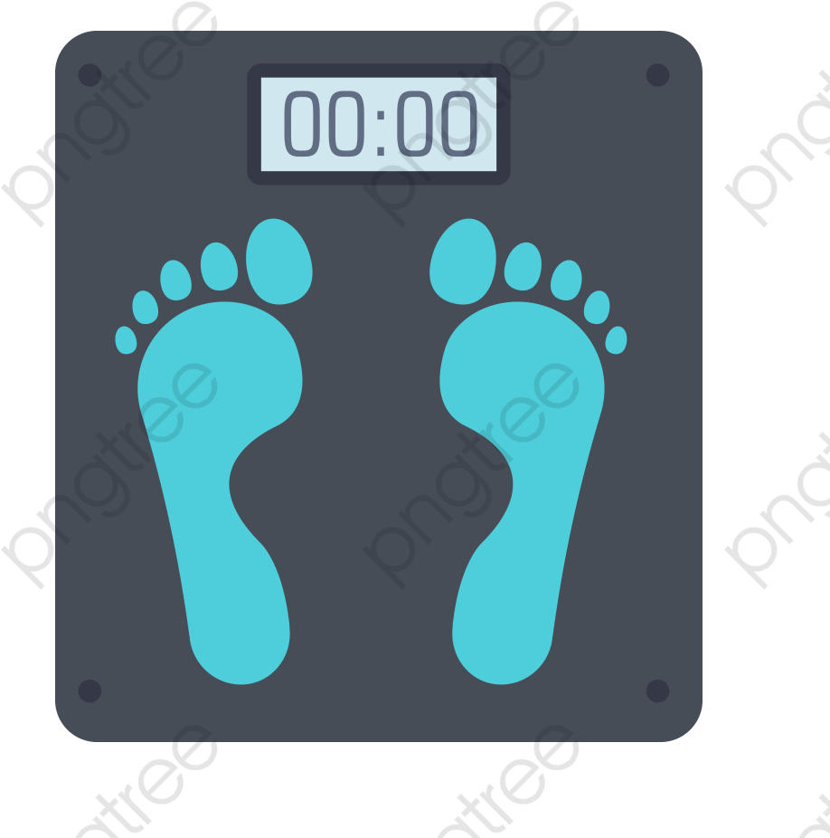 Download Creative Scales, Body Weight, Scales, Material Png - Footprint ...