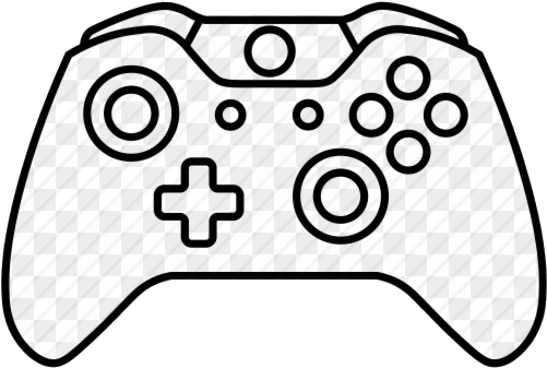 Download Xbox Controller Line Drawing Draw Free Transparent - Drawing ...