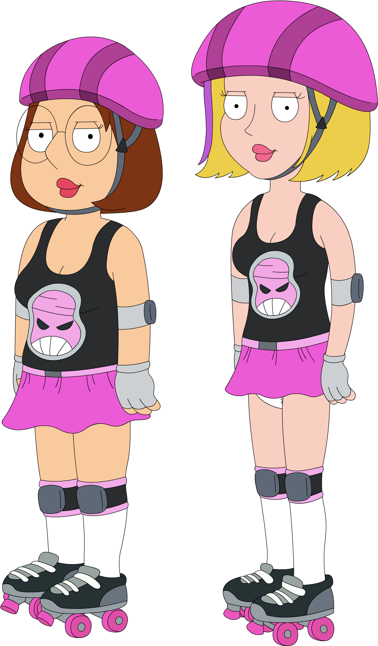 Download Meg Griffin Stewie Griffin Fan Art Roller Derby - Family Guy ...
