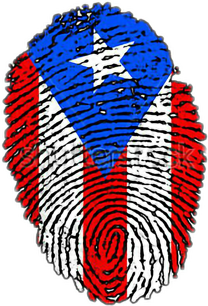 Download #dactilar Puerto Rico Flag - Puerto Rican Flag Fingerprint ...